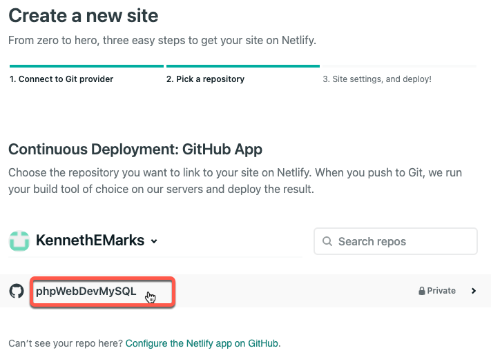 How To Setup Continuous Deployment Of Mkdocs With Material To Netlify From Git Php Web